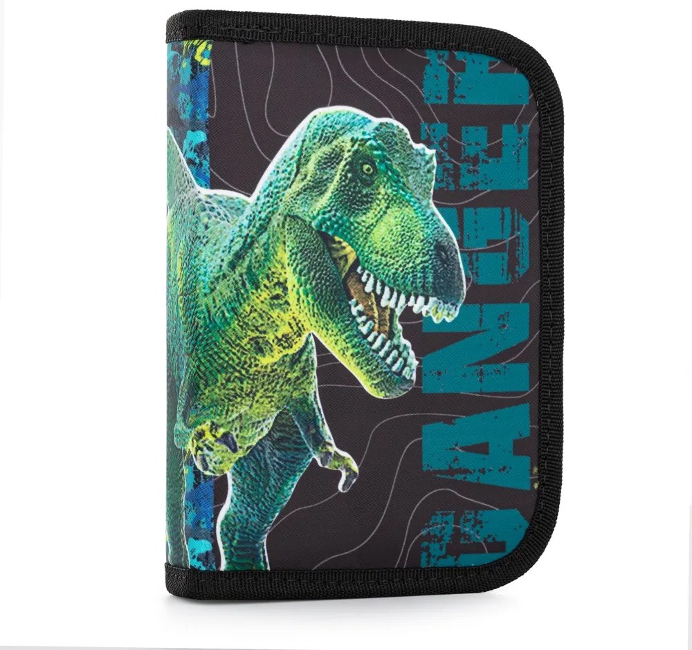 Karton P+P Penál 1 p. 2 chlopně, prázdný Premium Dinosaurus