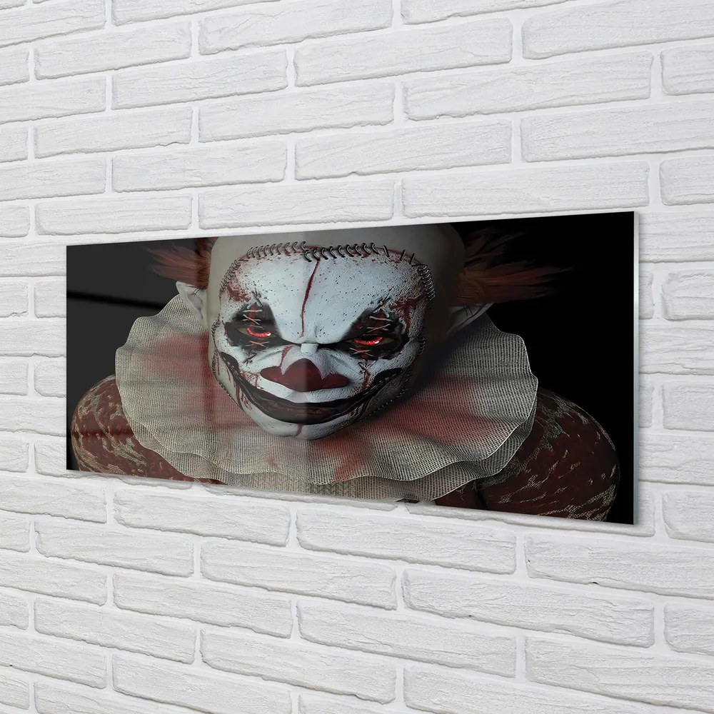 akrylový obraz Scary clown 120x60 cm