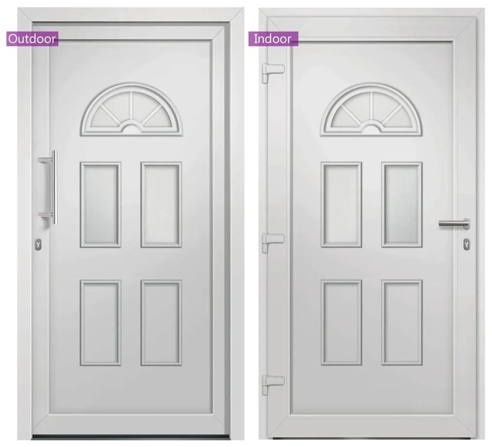Vchodové dveře bílé 98 x 208 cm,  279251