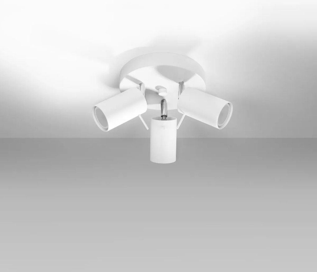 Sollux Lighting Stropní svítidlo RING 3P bílé