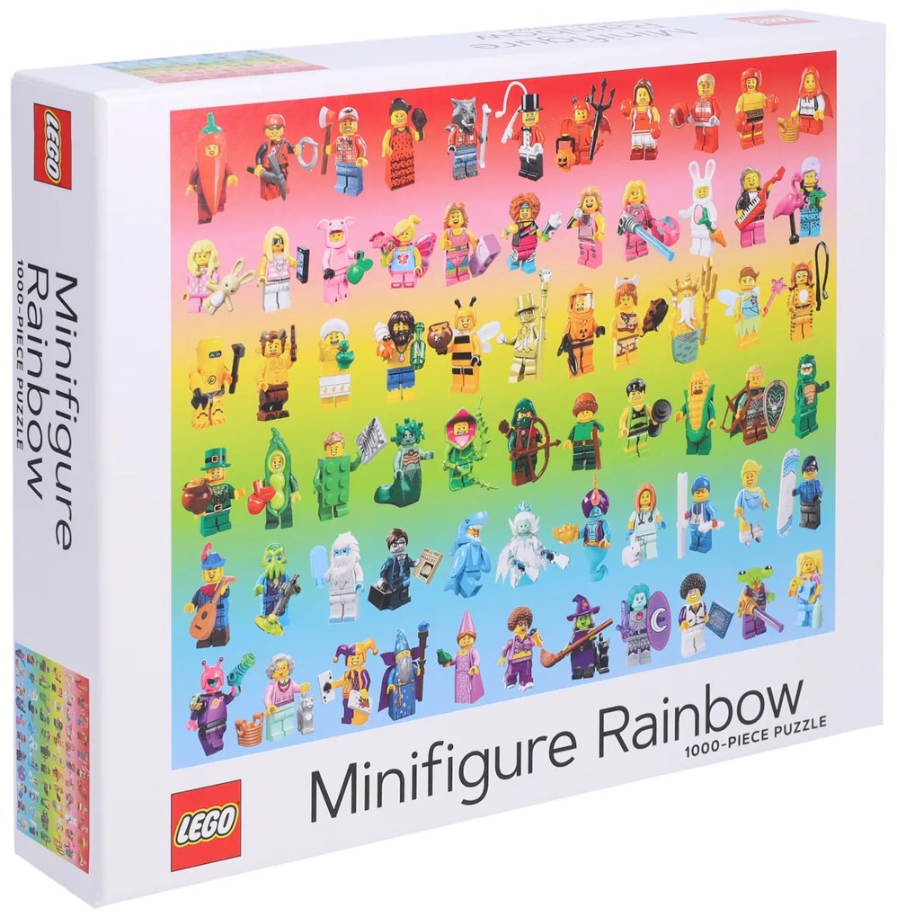 Chronicle Books Puzzle LEGO® Duhové minifigurky 1000 dílků