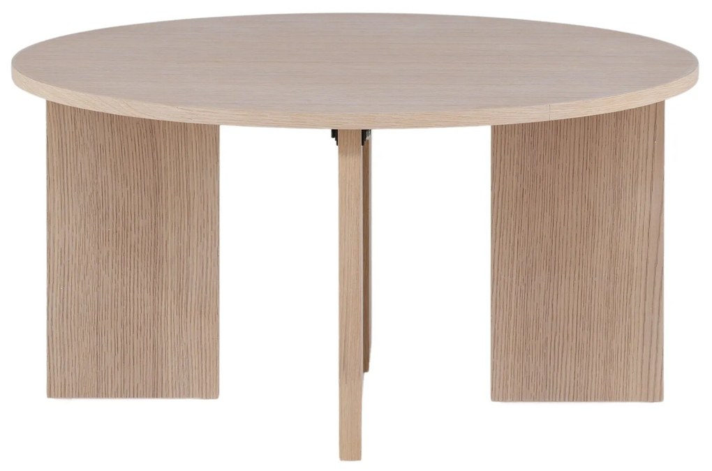 Konferenční stolek Askerön, smetanový, 80x80