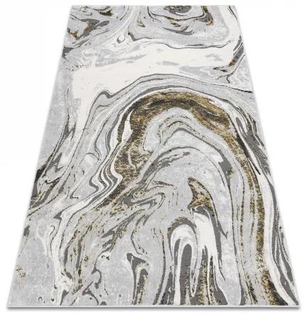 Dywany Luszczow Kusový koberec LIRA E1686 Abstraktní, šedá / zlatá Rozměr koberce: 80 x 150 cm