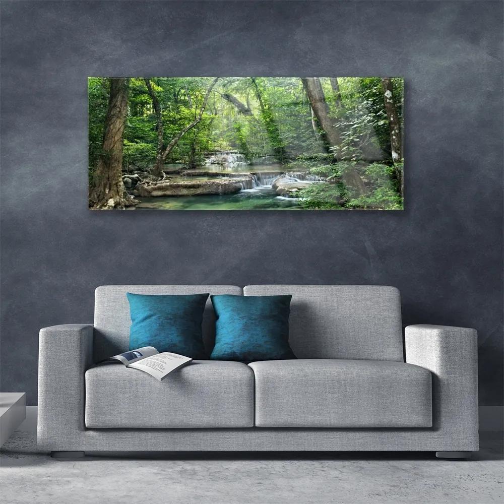 Plexisklo-obraz Lesní Les Příroda 125x50 cm