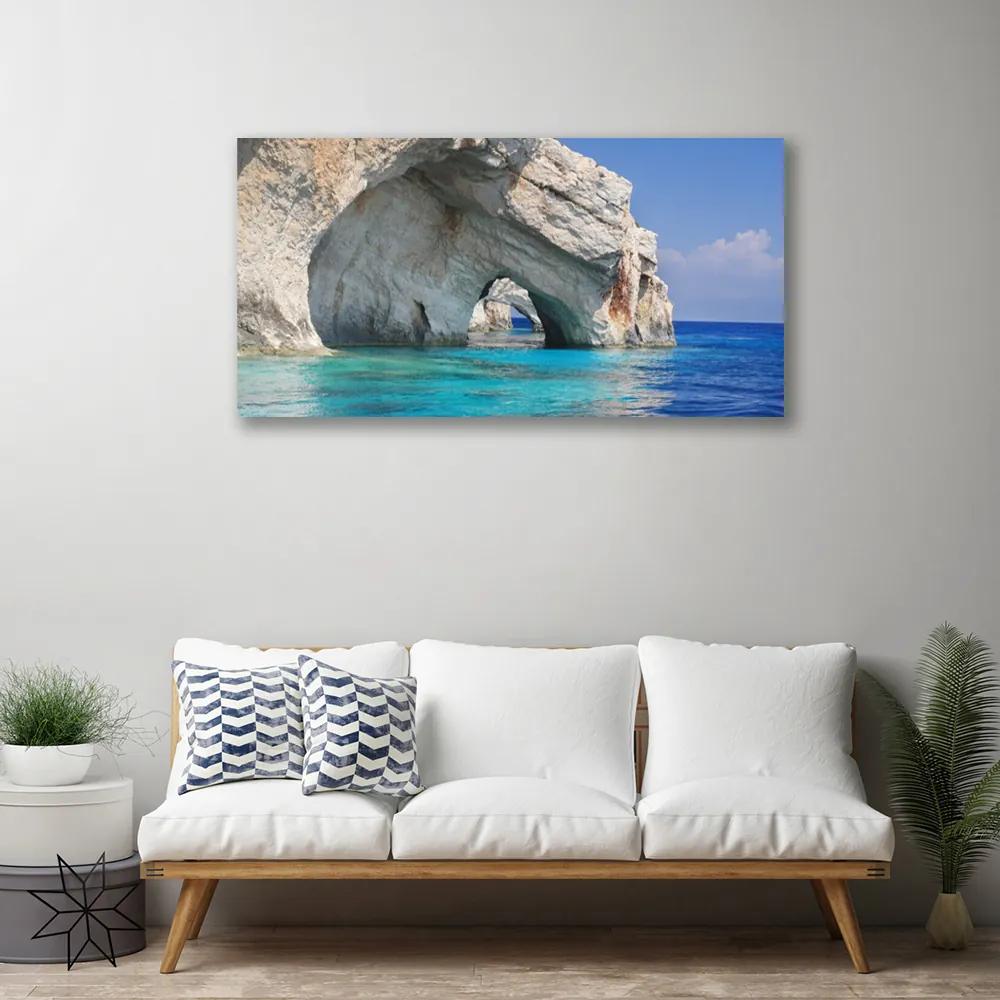 Obraz na plátně Moře Jezero Voda Krajina 120x60 cm