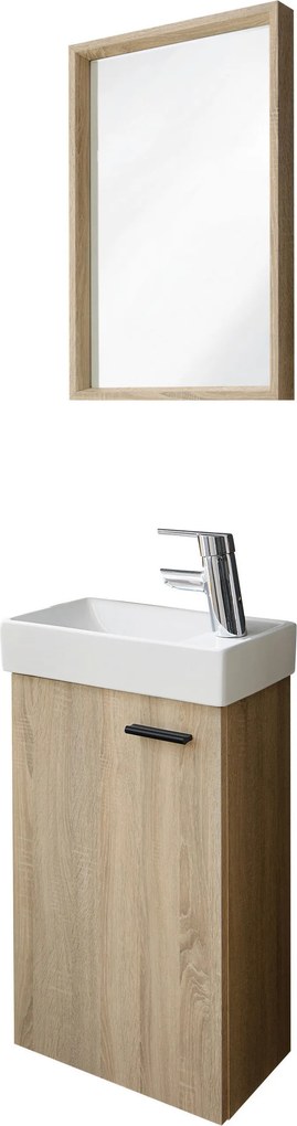 XXXLutz KOUPELNA PRO HOSTY, Sonoma dub, 40 cm home24 - Online Only koupelnové sety - 001279013002