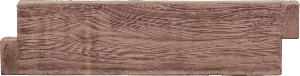 Beves Betonový záhon vyvýšený - imitace dřeva samostatná deska Barva záhonu: Hnědá, Délka: 200 cm