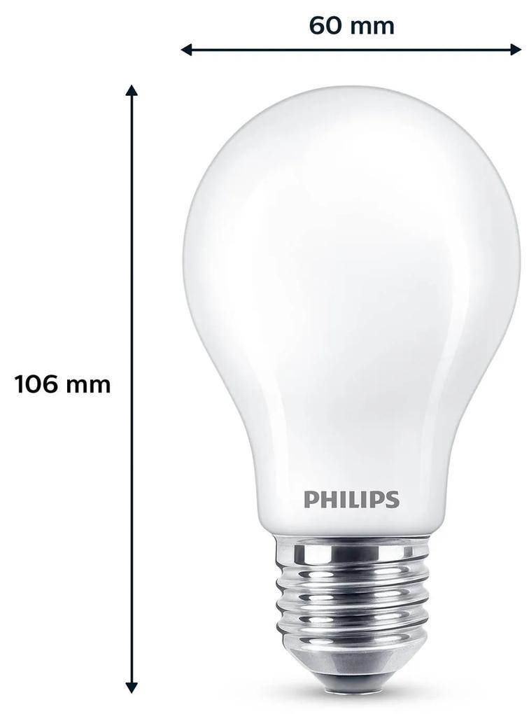 Philips LED žárovka E27 7W 806lm 2700K matná 3ks