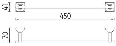 Nimco Držák na ručníky PA 12046-26