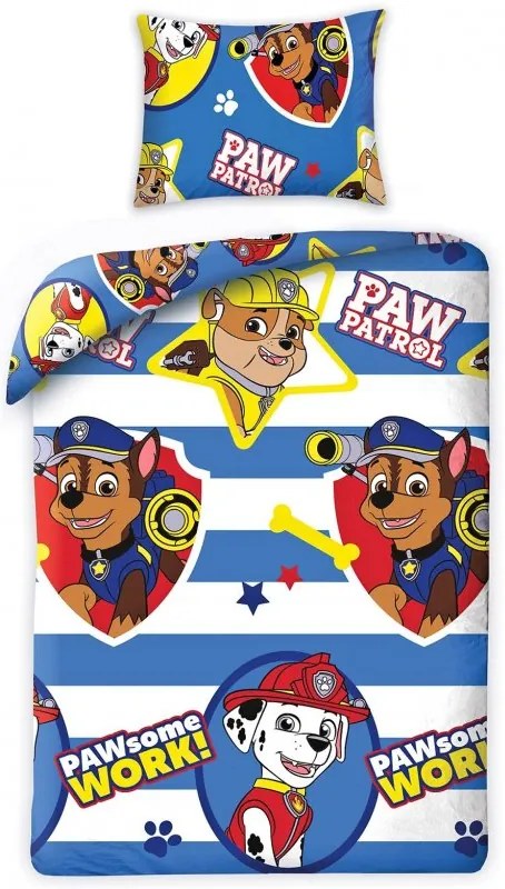 Halantex · Posteľné obliečky Tlapková patrola • Paw Patrol • 100% bavlna • 70x90 cm + 140x200 cm