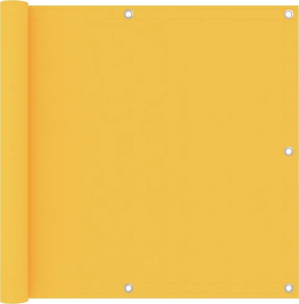vidaXL Balkónová zástěna 90 x 600 cm oxfordská látka [42335] Barva: oranžová a hnědá