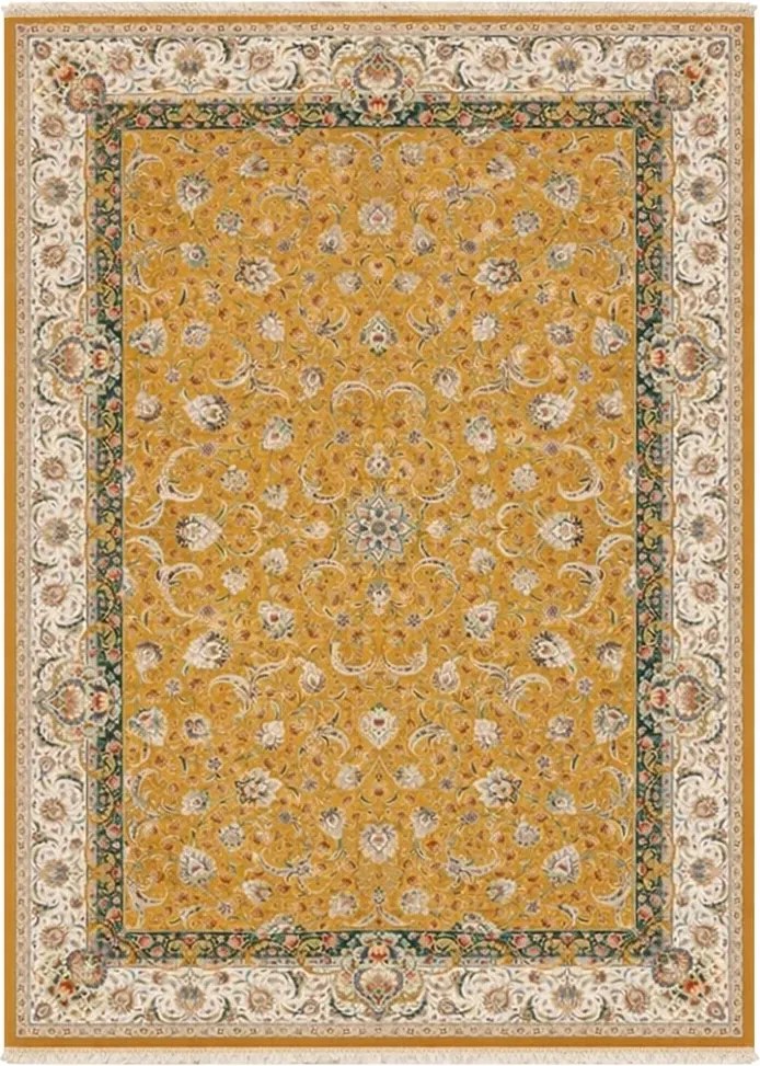 BE Koberec Sultan 1200 Gold - žlutý obdélníkový Rozměr: 150x225 cm