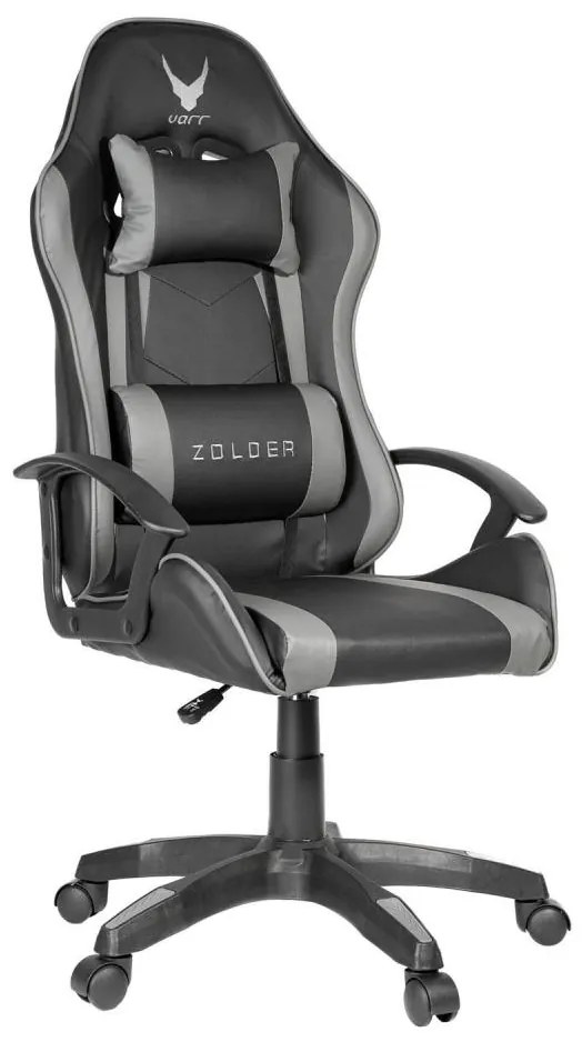 Platinet Herní židle VARR Zolder černá/šedá VGCZ