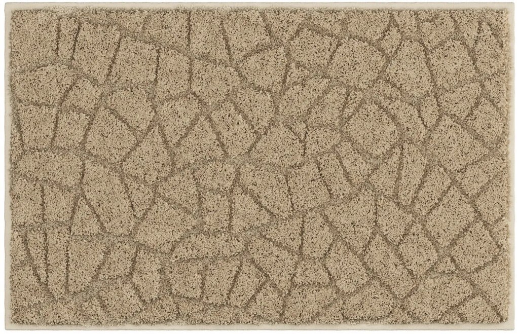 LineaDue TERAZZO - Koupelnová předložka čoko-smetanová Rozměr: 60x100 cm