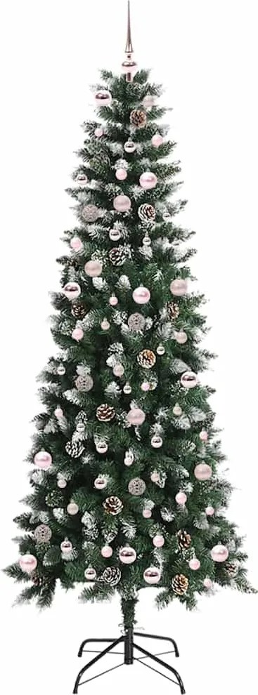 Umělý vánoční stromeček Zelená 240 cm PVC, plast a ocel 3395846