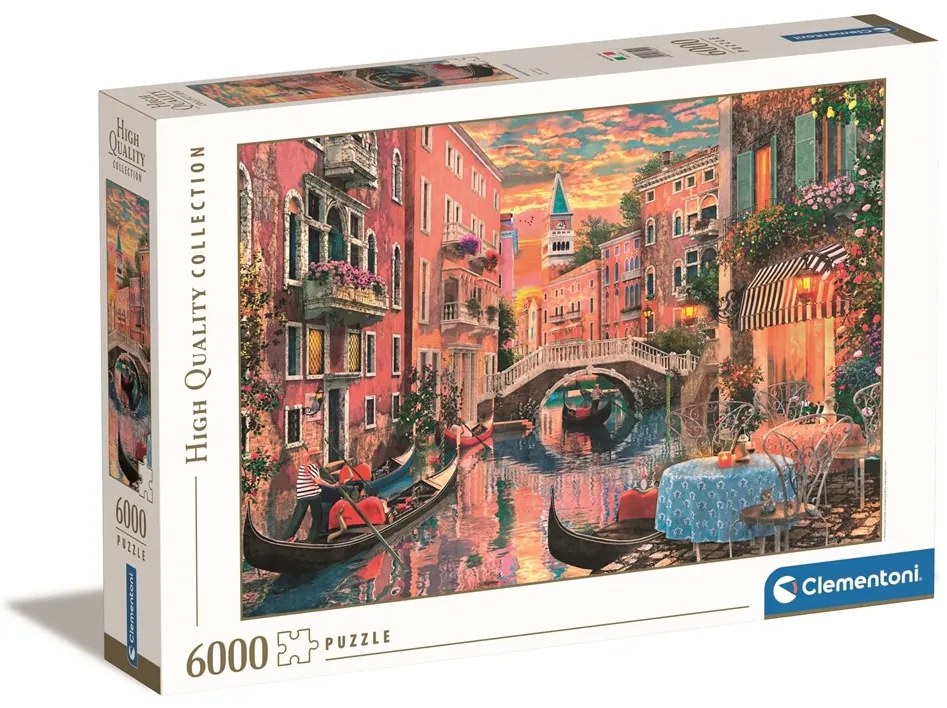Clementoni - Puzzle 6000 Západ slunce v Benátkách