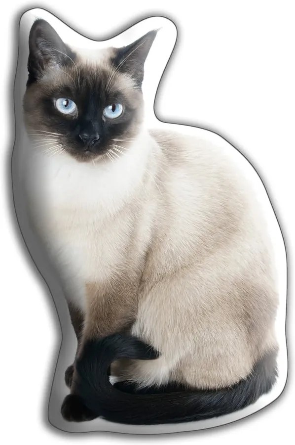 Polštářek s potiskem Siamské kočky Adorable Cushions