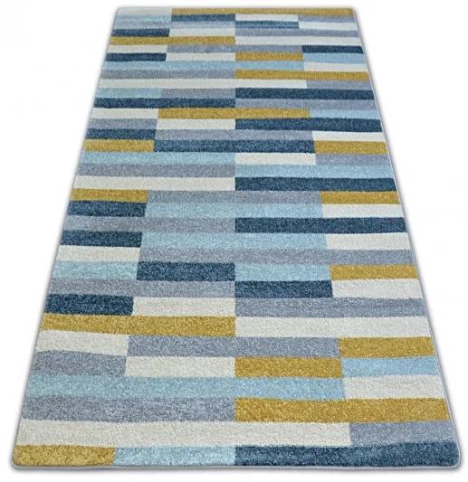 3kraft Kusový koberec NORDIC STOCKHOLM šedý / modrý G4597