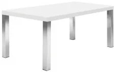 TH Stůl SOLVAS LEGS 180 cm (Bílá (mat), chrom)