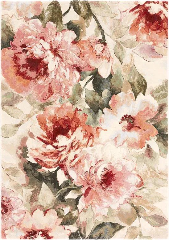 Moderní kusový koberec Ragolle Argentum 63421 7474 Květy vícebarevný Rozměr: 280x380 cm