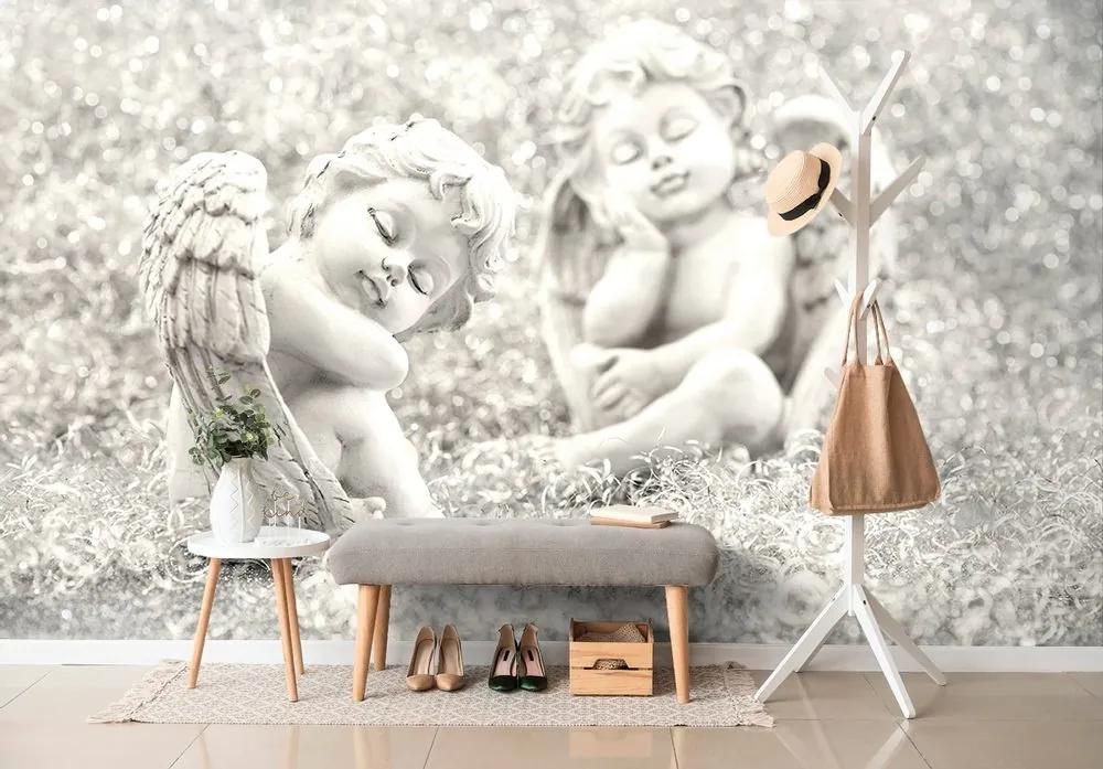 Samolepící fototapeta dvojice andělů - 300x200 cm