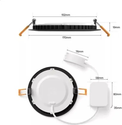 Philips - SADA 2x LED RGBW Stm. koup. podhledové sv. Hue SLIM LED/12W/230V IP44