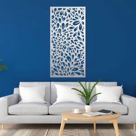 Dřevěný obraz květin na zeď|SENTOP PR0284