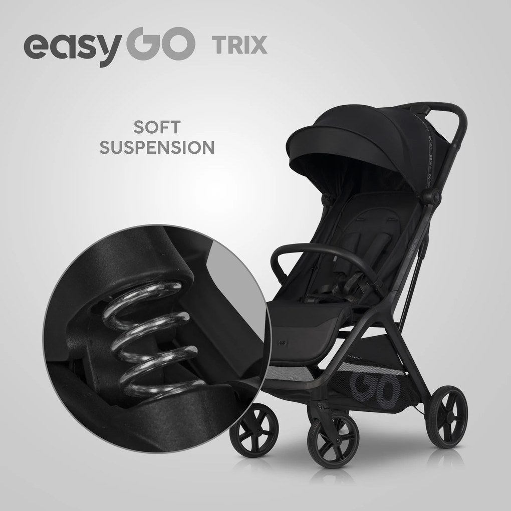 Sportovní kočárek EasyGo Trix Ebony Black