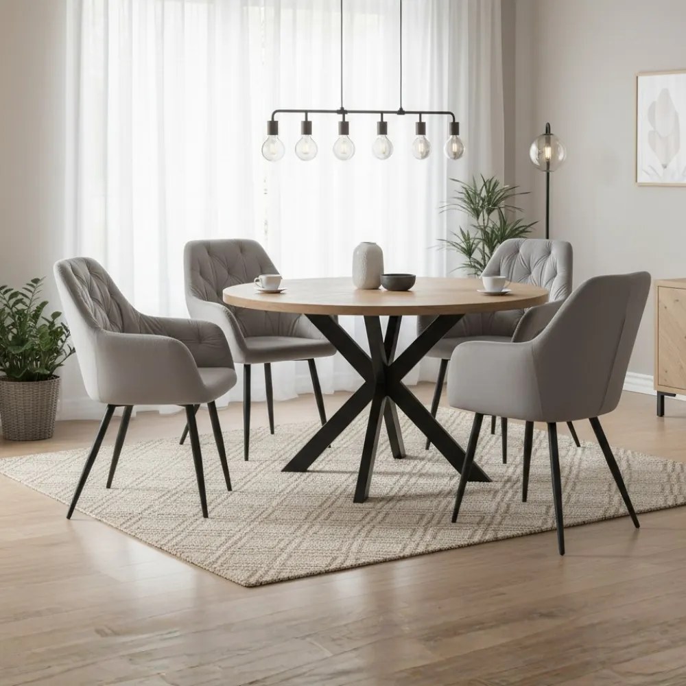 Designové křeslo, šedá Velvet látka, VERIO NEW