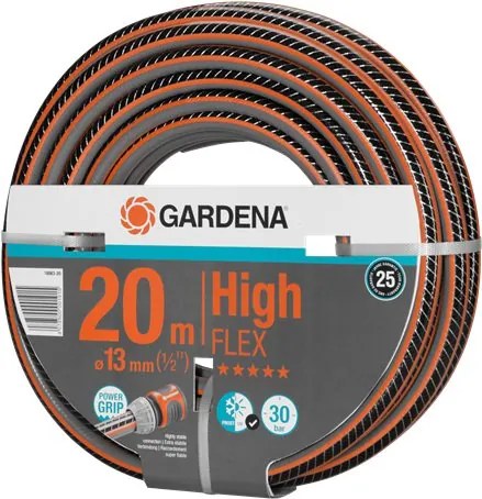 Zahradní hadice gardena hadice zahradní highflex comfort 13 mm 1/2", černo/oranžová - délka 20 m