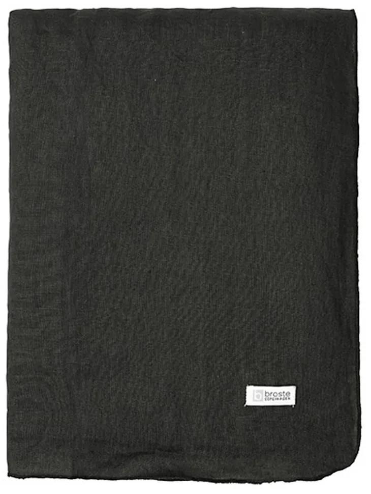 Broste Ubrus GRACIE 160x200 cm černý