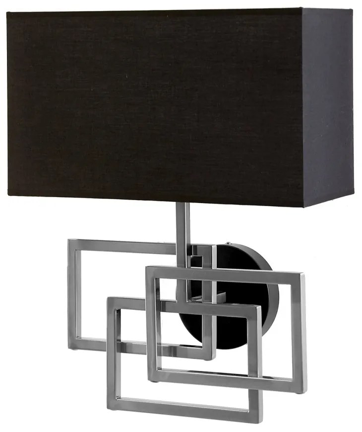 Designová nástěnná lampa Calanthe stříbrná