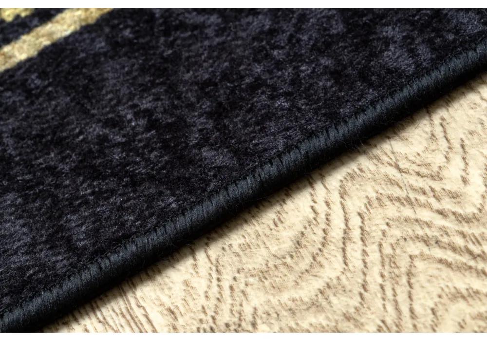 Kusový koberec Aelta černozlatý 140x190cm
