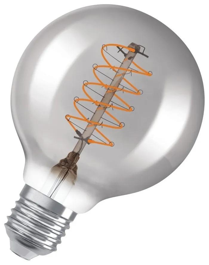 Stmívatelná LED vintage žárovka E27 7,8 W GLOBE, teplá bílá