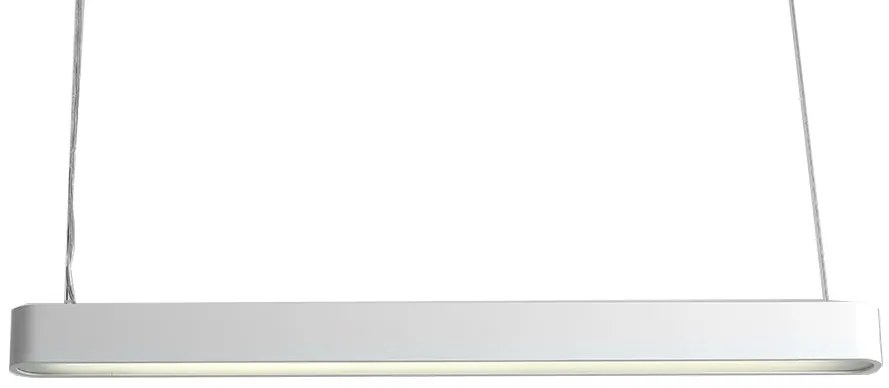 Nordic Závěsné světlo Paxon 90x6 cm, bílá
