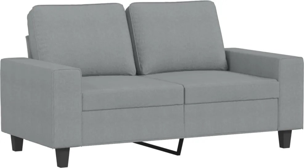 2dílná sedací souprava světle šedá textil 3201898