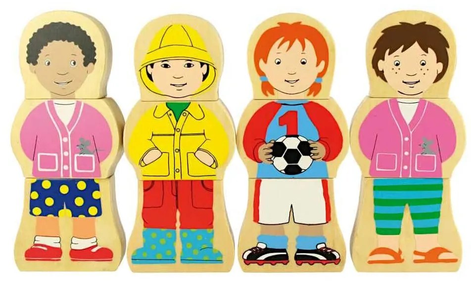 Bigjigs Toys Dřevěné puzzle národnosti