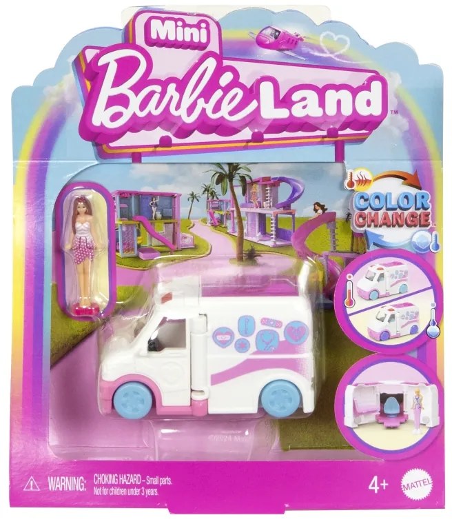 Barbie Mini Barbieland Dopravní prostředky - Klinika na kolech