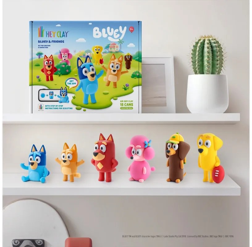 TM Toys Kreativní sada Bluey Hey Clay