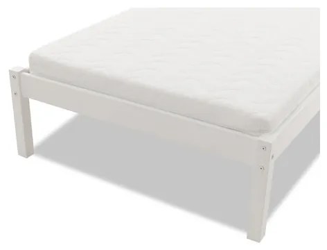 Jednolůžková postel Laniko, Barva: Bílá