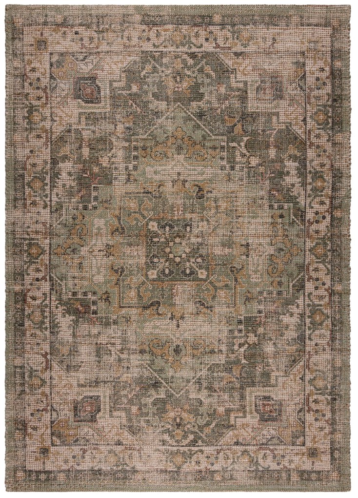 Flair Rugs, Kusový koberec Nadya Selena Green, 200x290, zelená, ložnice