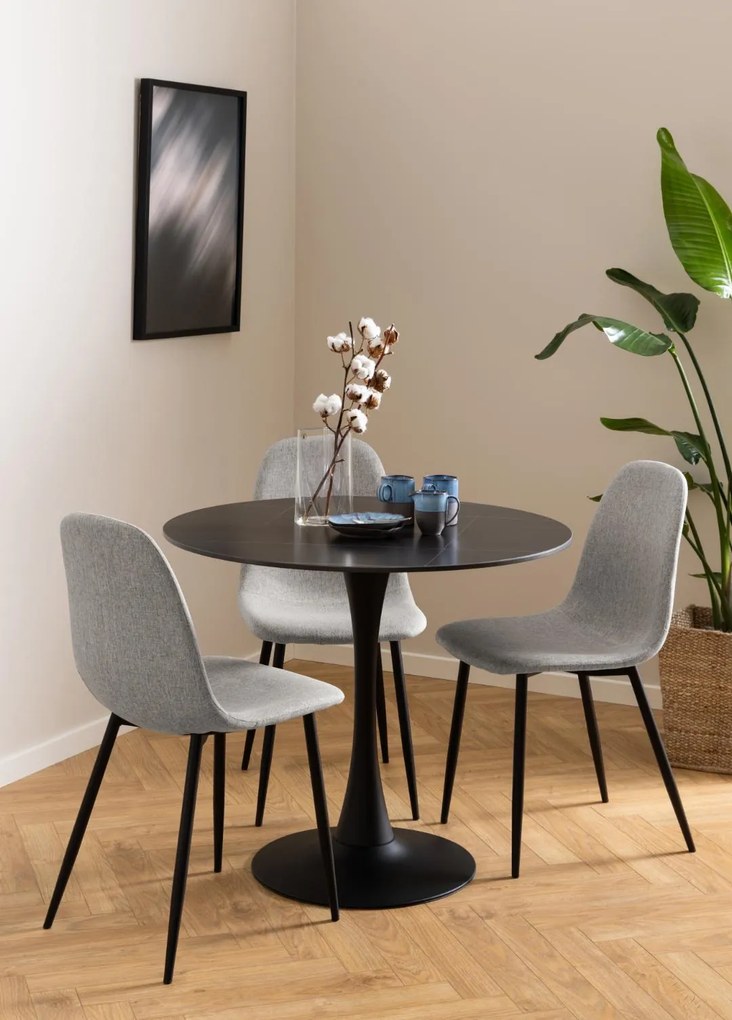 ACTONA GROUP Jídelní židle CELIA světle šedá 0000102084