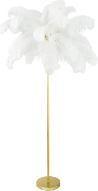 Dekorační lampa FERI 1 01 bílá / zlatá