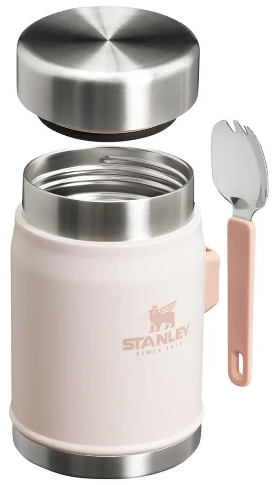 Světle růžová termoska na jídlo z nerezové oceli Legendary Classic Rose Quartz – Stanley