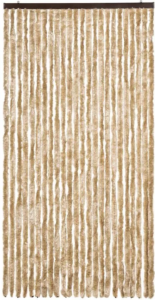 Závěs proti hmyzu béžový 100 x 220 cm Chenille 284284