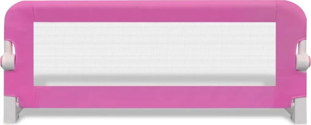 vidaXL Bezpečnostní zábrana k postýlce 102 x 42 cm [10101] Barva: Růžová