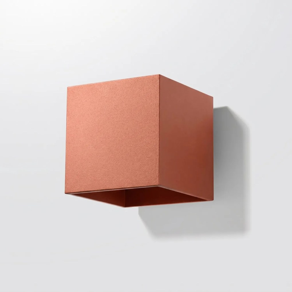 Sollux Lighting Nástěnné svítidlo QUAD 1 okrově červené