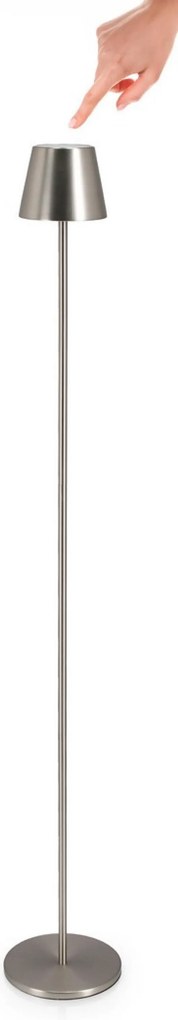 BIZZOTTO Zahradní LED lampa ETNA 115cm stříbrná 0827769