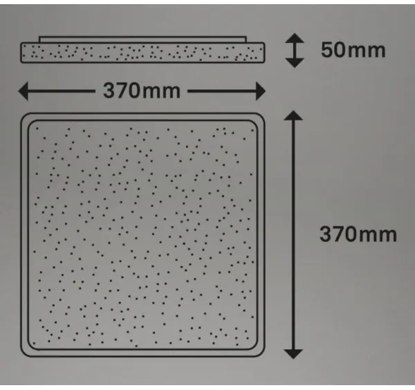 Briloner 3749-414 - LED Stropní svítidlo LINO LED/24W/230V matný chrom