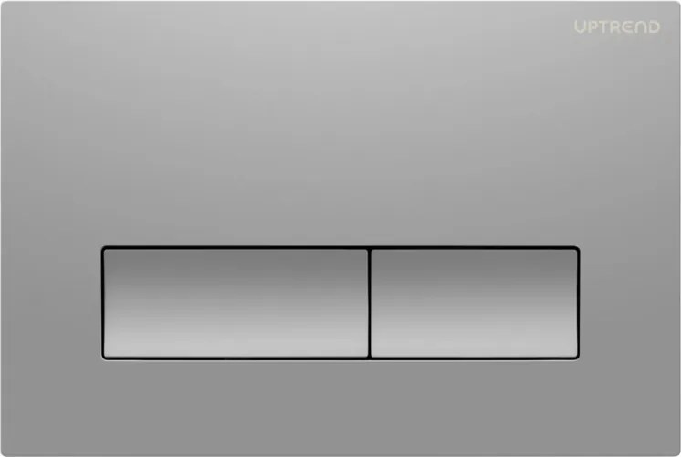 UPTrend Ovládací tlačítko pro WC podomítkové moduly YOSEMITE MATTE CHROME UP002‑MC18, chrom mat
